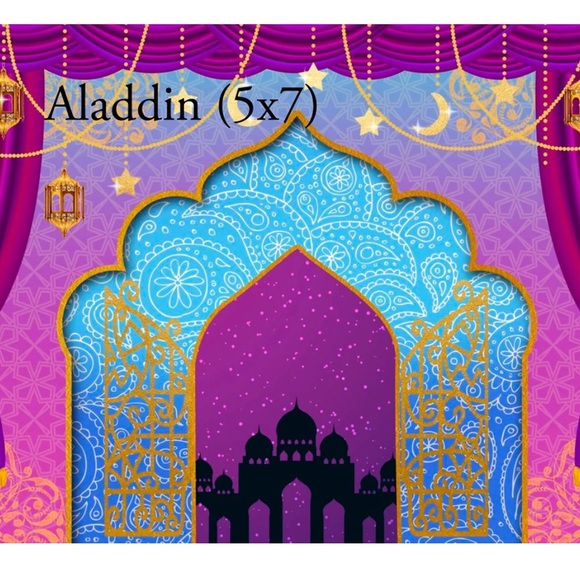 Other | Aladdin Backdrop | Poshmark